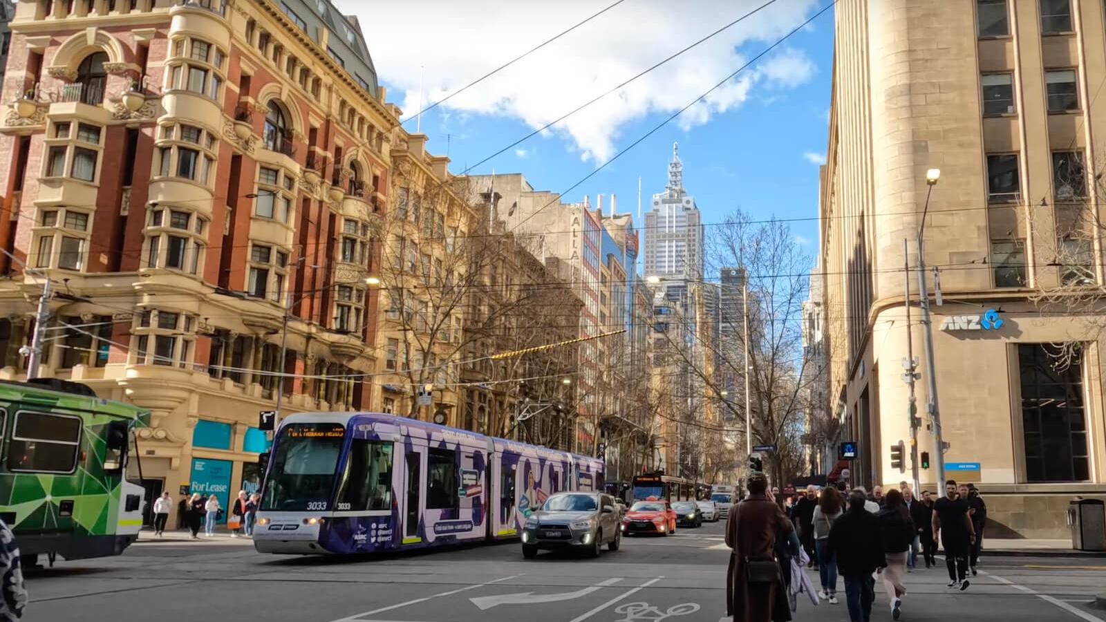 What's in Collins Street Melbourne | The Architects Drive